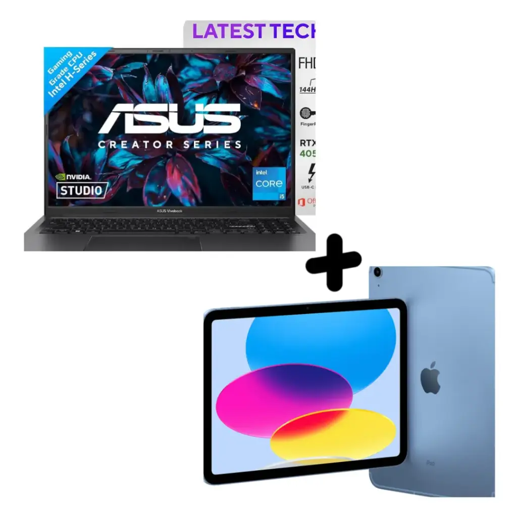 ASUS Laptop + iPad | mavenenterprises